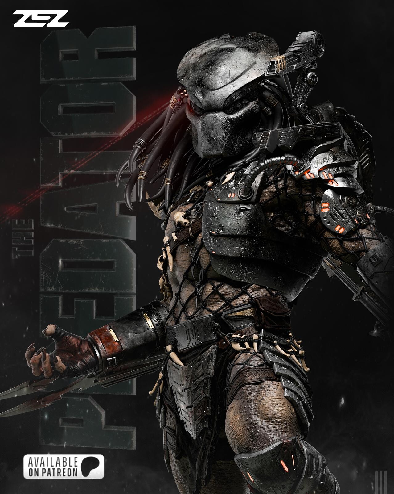 ArtStation - Predator and his trophies