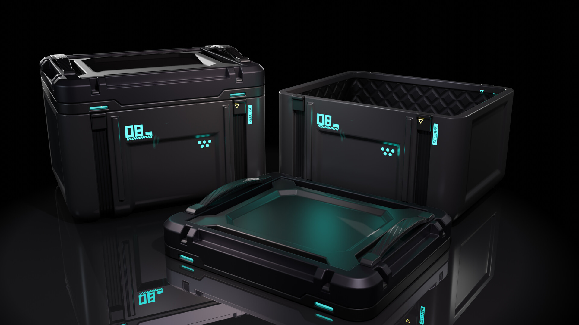 ArtStation - Reward Crates Design for Video Games