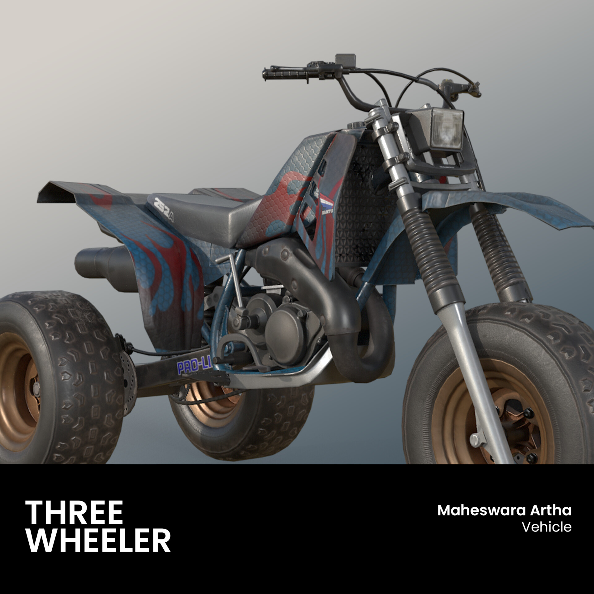 ArtStation - THREE WHEELER - RUS Animation Studio Intership