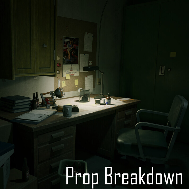 ArtStation - SCP Office Prop Breakdown