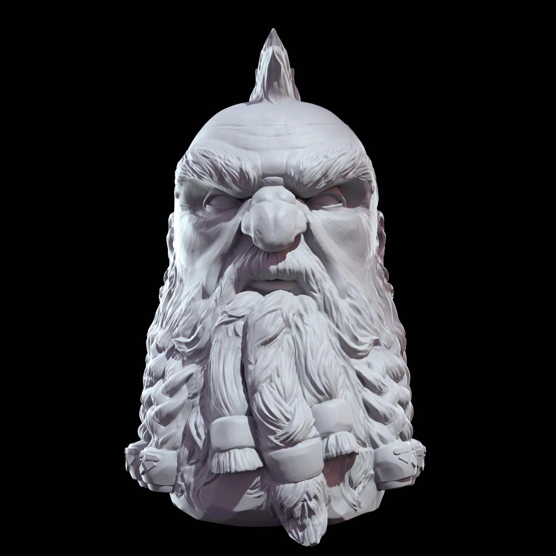 ArtStation - Dwarf Head - study
