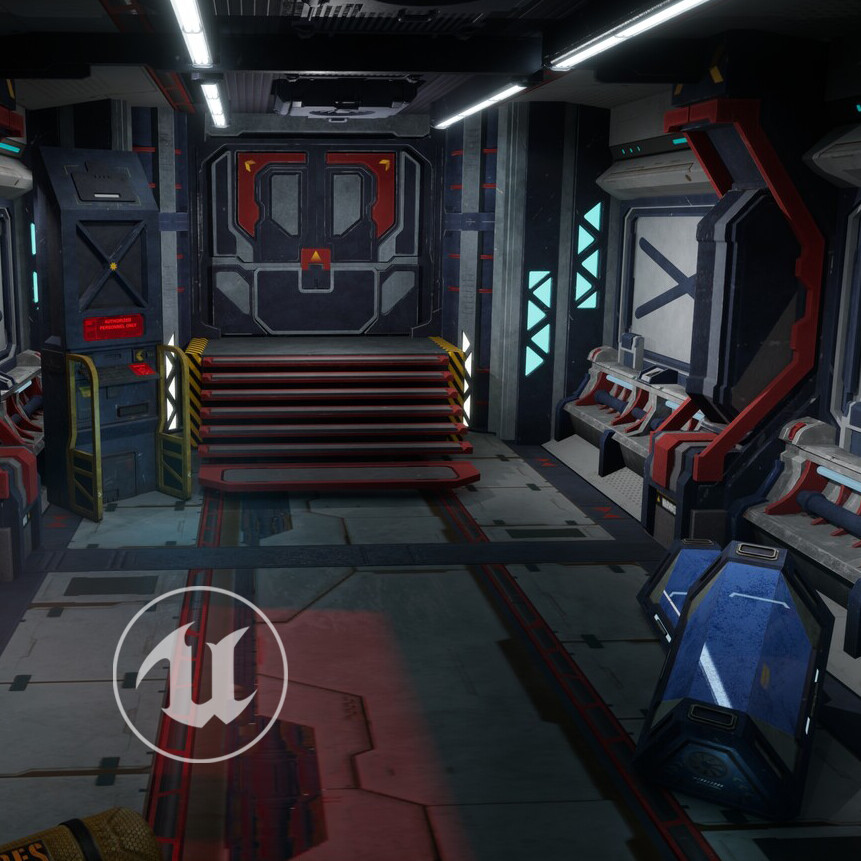 ArtStation - Sci-Fi Corridor - Modular Environment (UE5)