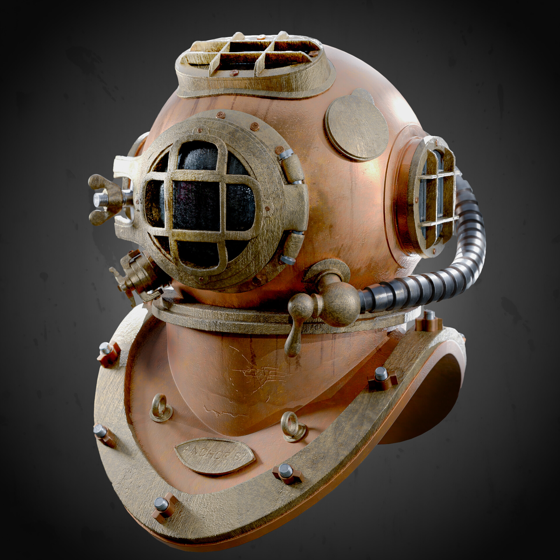 ArtStation - Diving Helmet