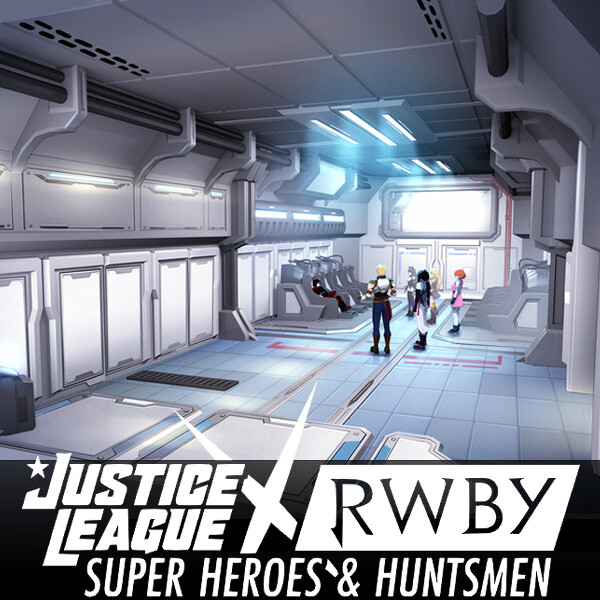 ArtStation - Justice League x RWBY: Simulation Room Concept Art