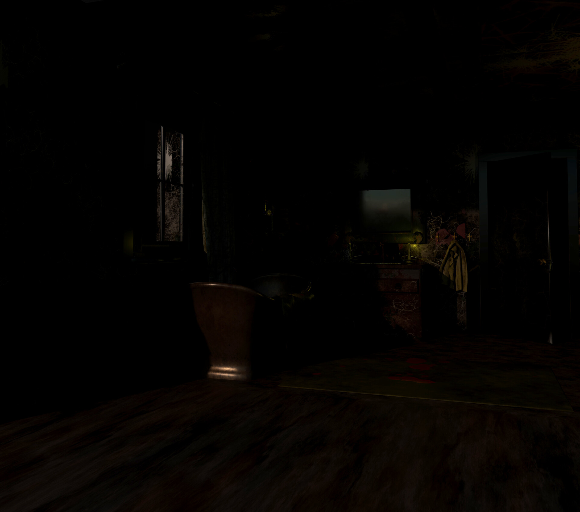 ArtStation - Horror Bathroom