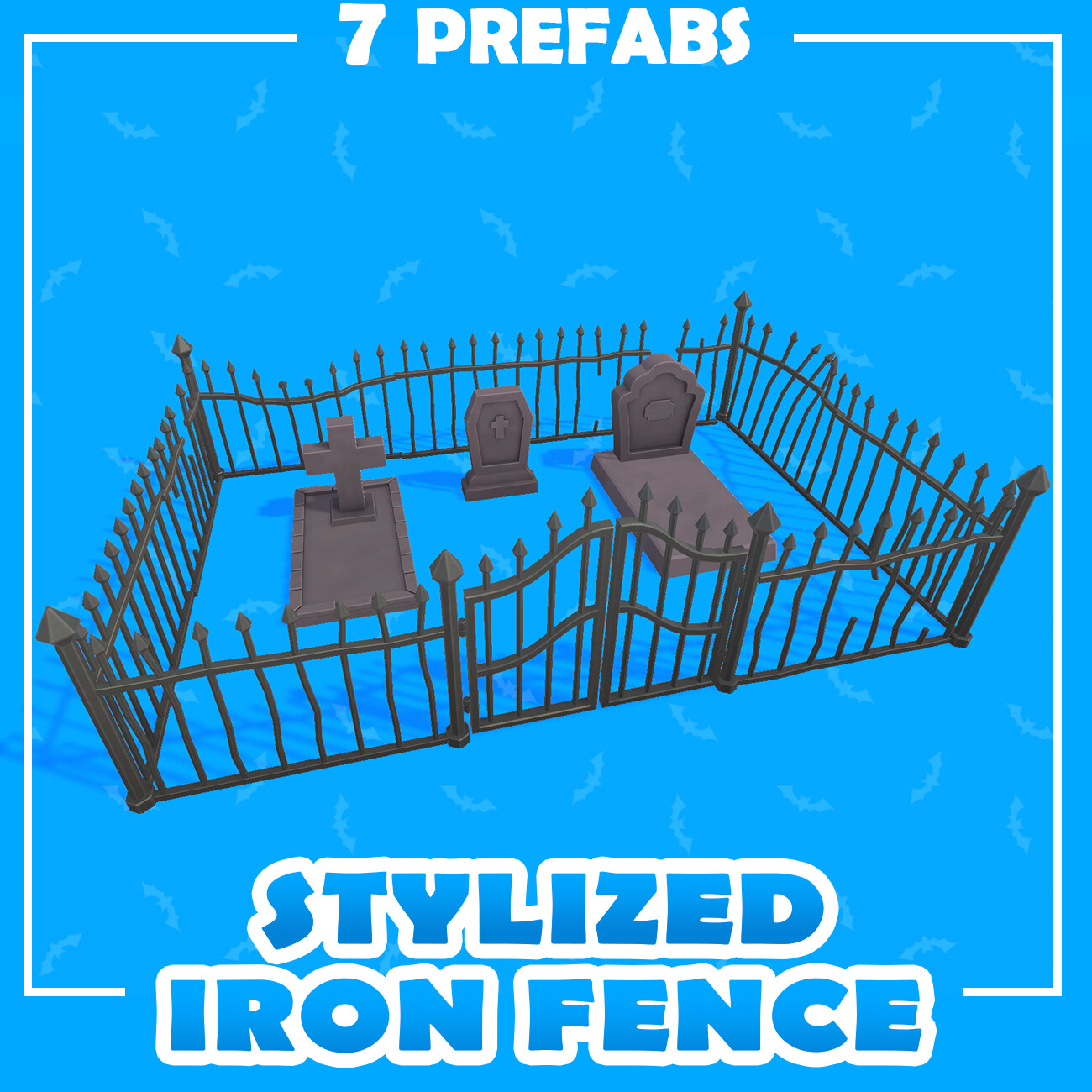 ArtStation - Stylized Iron Fence