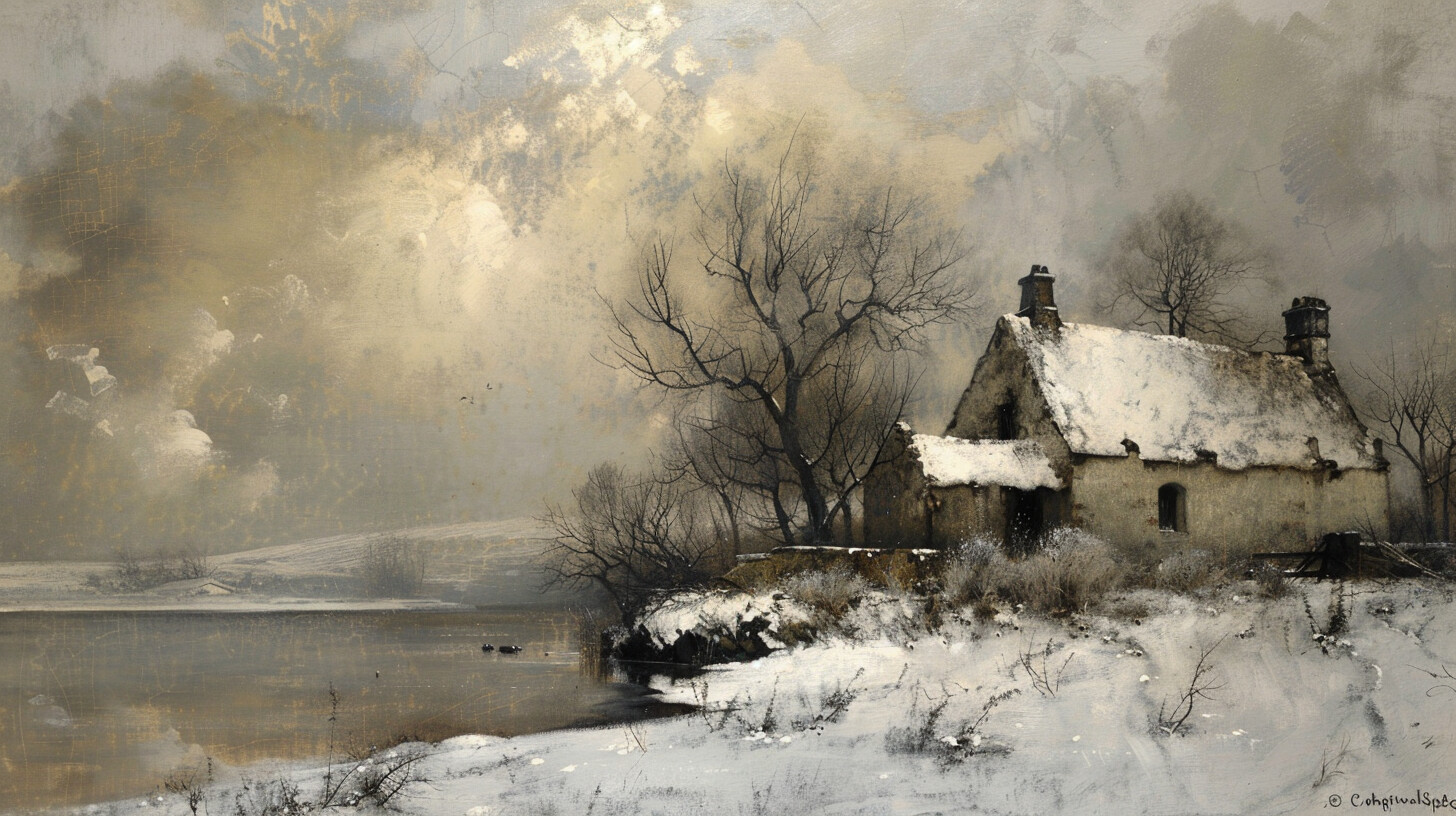 ArtStation - Winter Cottage