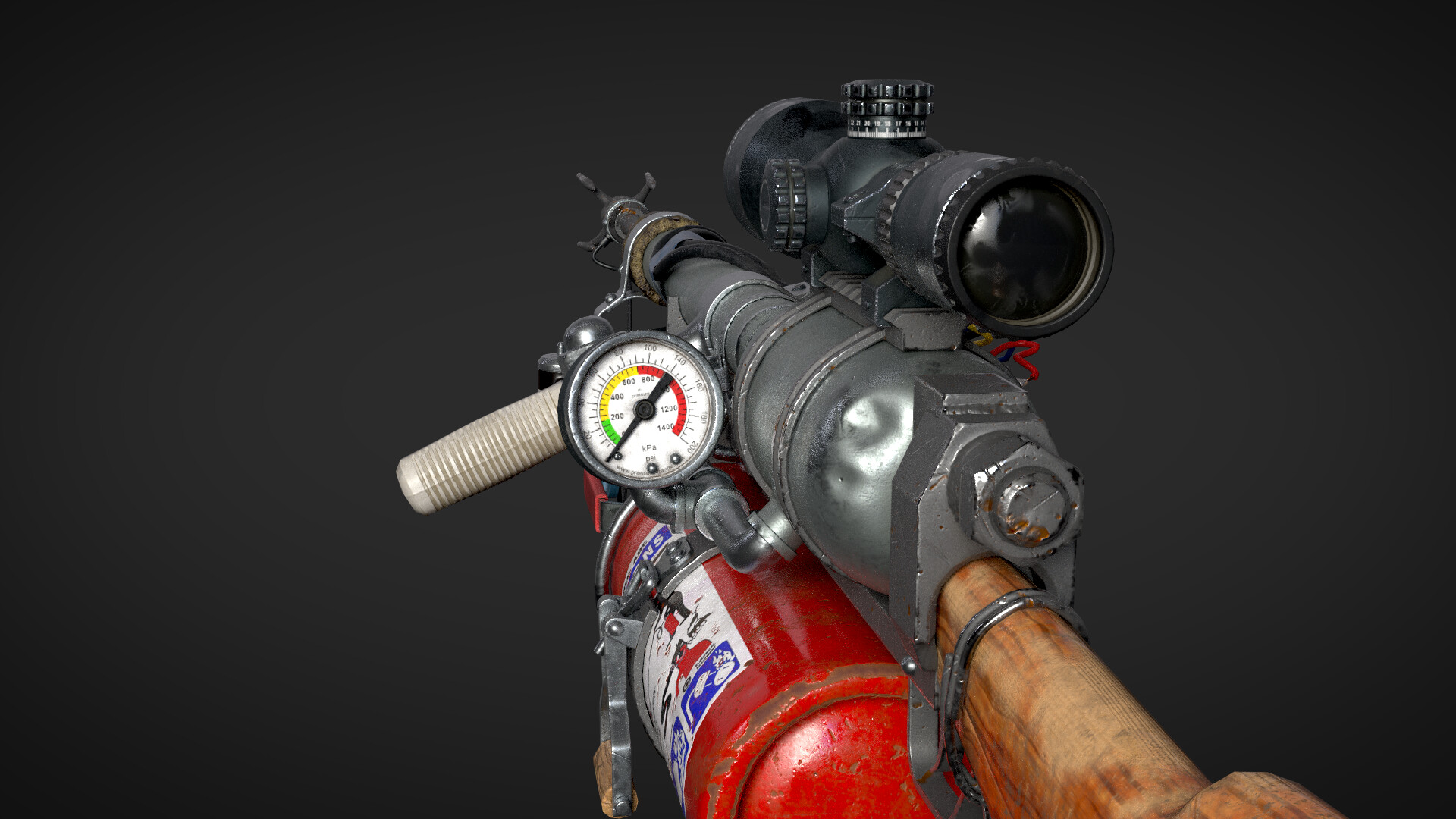 ArtStation - Makeshift Harpoon Gun