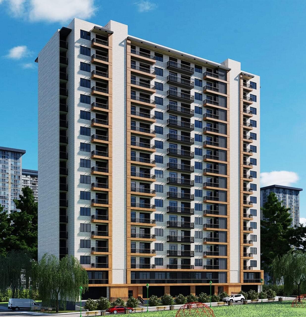 ArtStation - Residential building visualization.(indoor/outdoor)