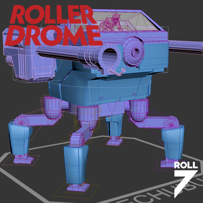 ArtStation - RollerDrome - Mecha Brut Rig