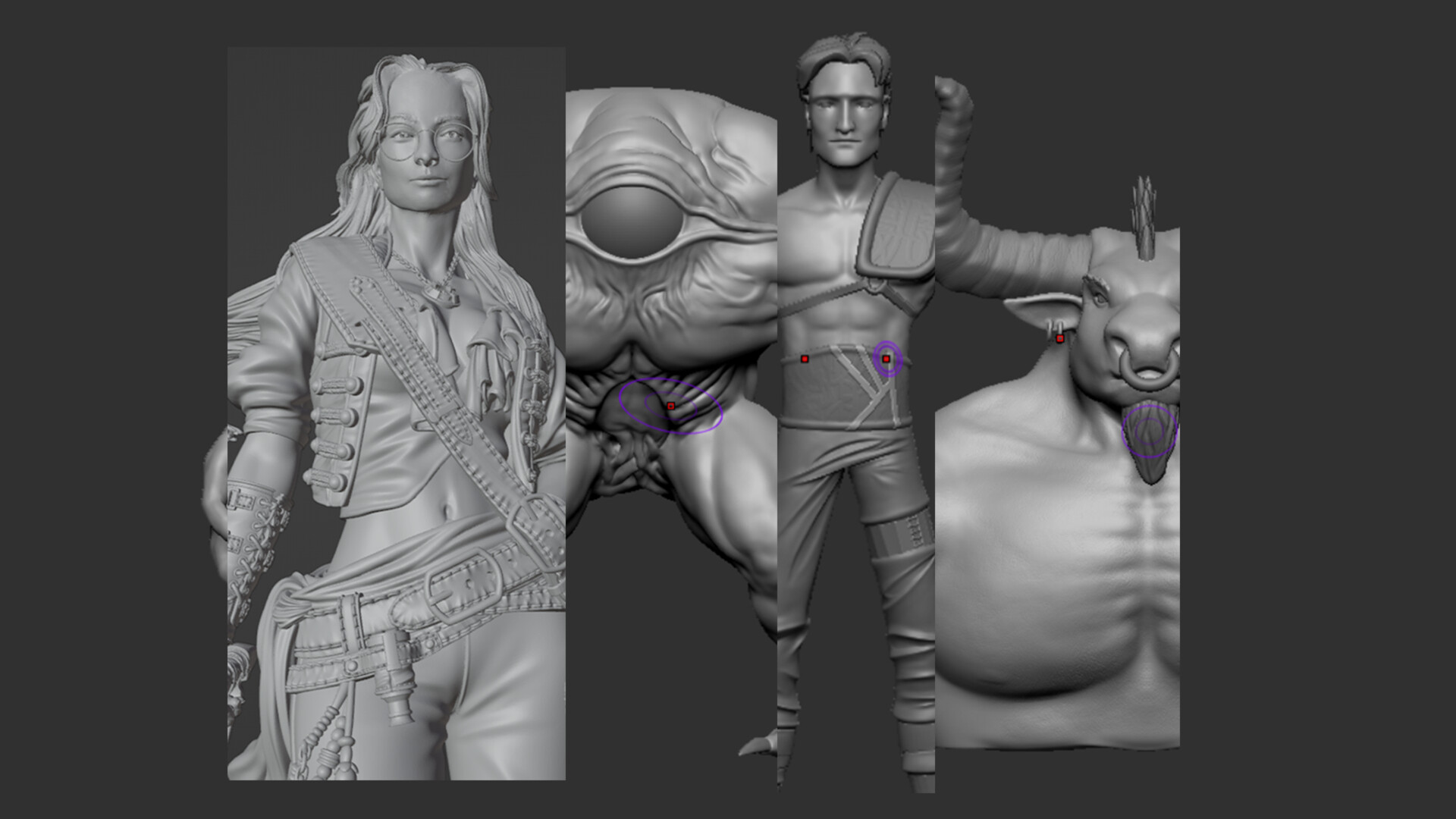 ArtStation - Zbrush Sculptures