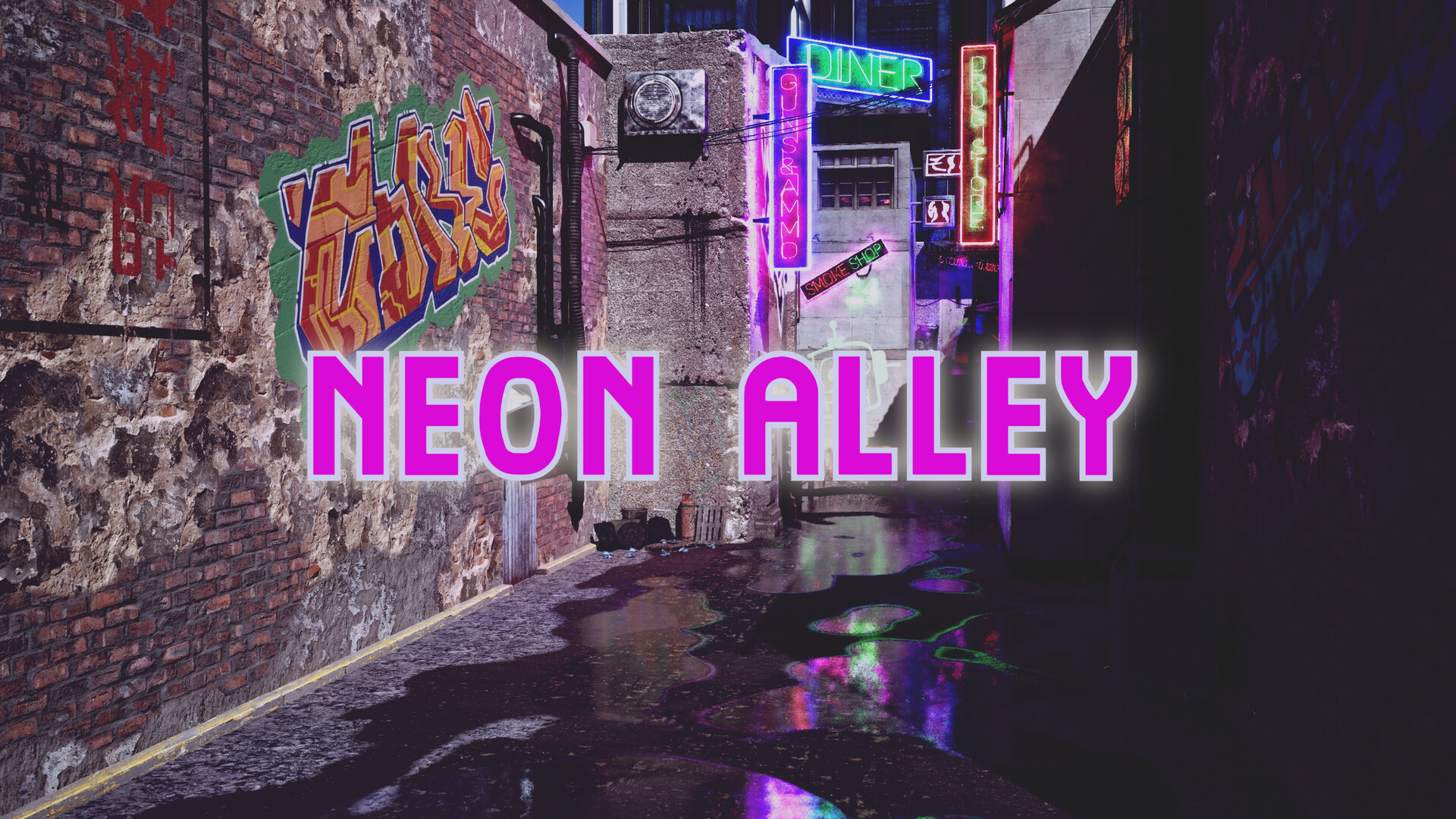ArtStation - Neon Alley