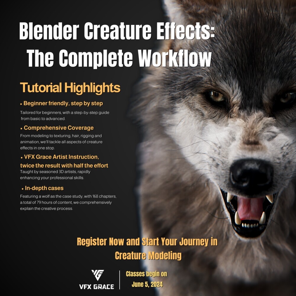 ArtStation - Blender Creature Effects: The Complete Workflow - Tutorial Trailer