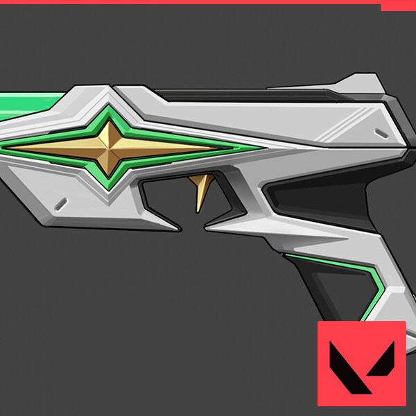 ArtStation - Valorant COMET Skinline Ghost/Odin