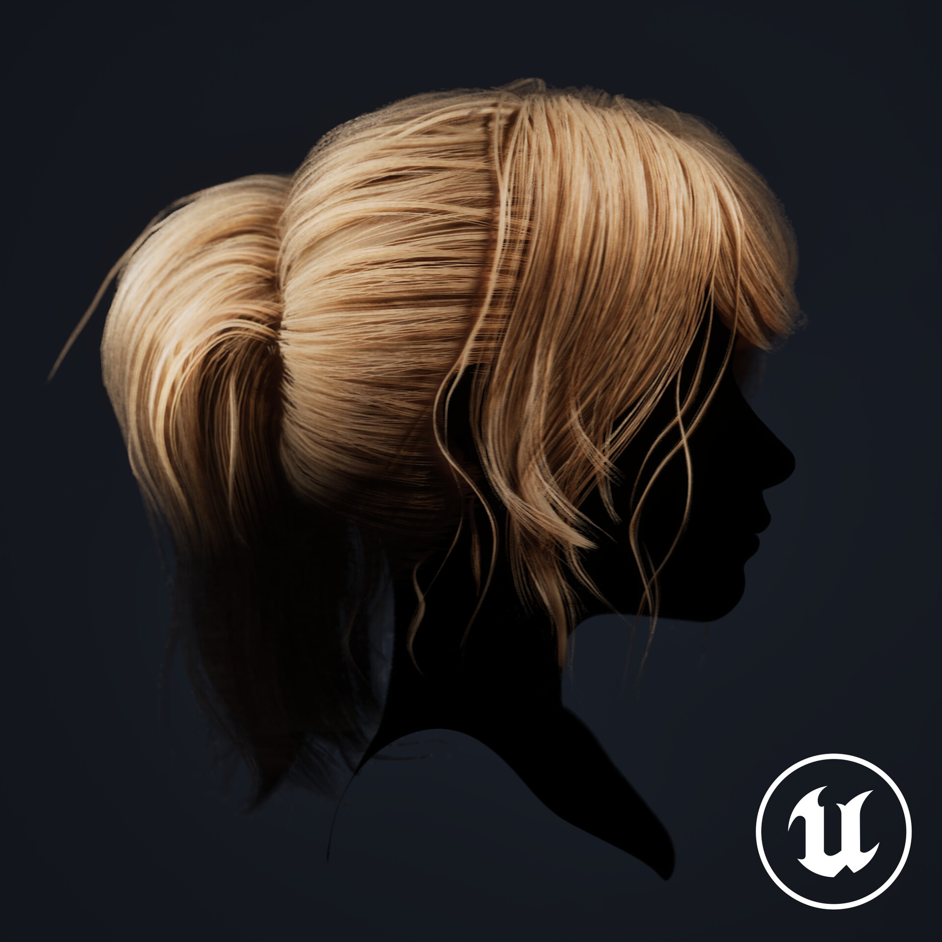 ArtStation - Female Ponytail