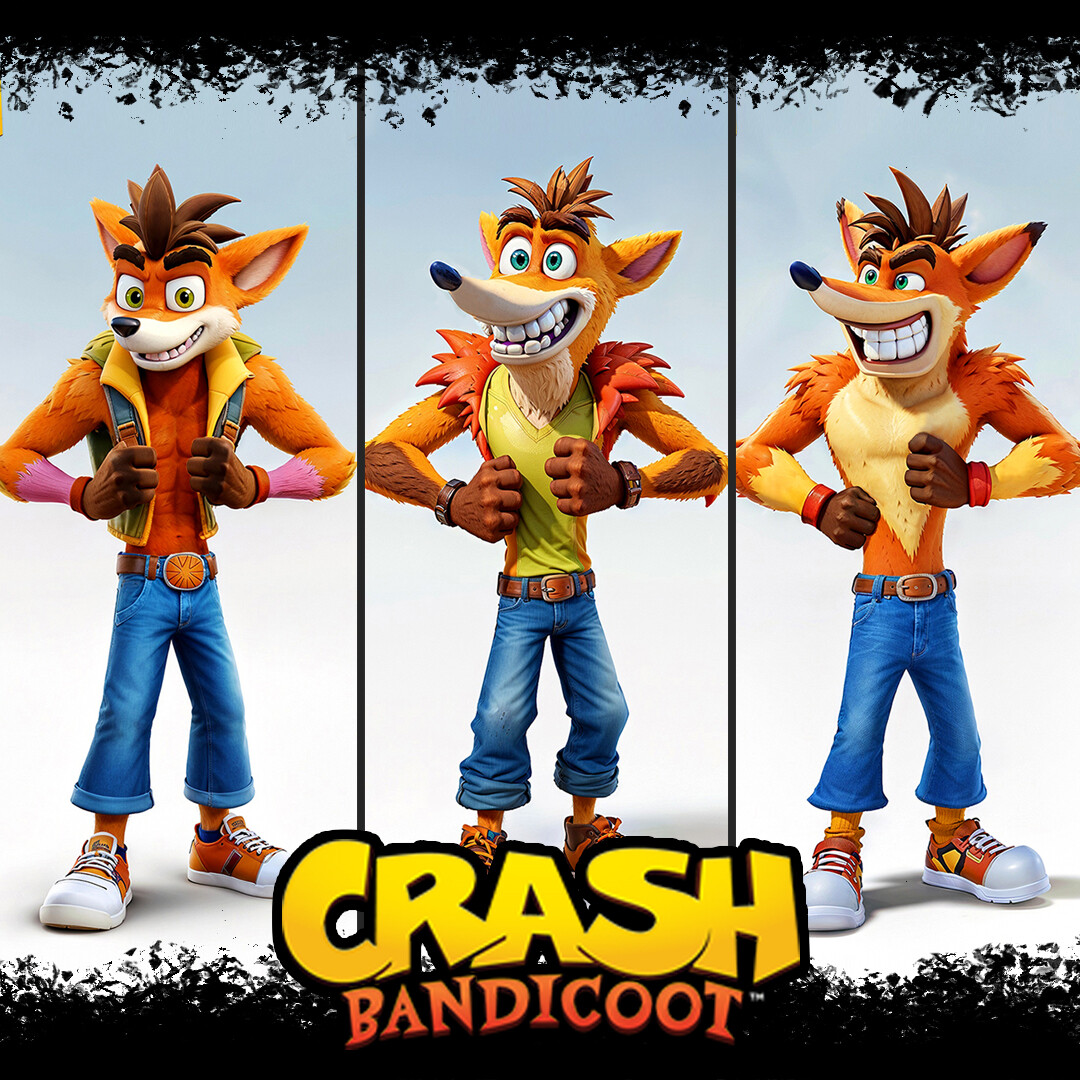 ArtStation - Crash Bandicoot Redesigns