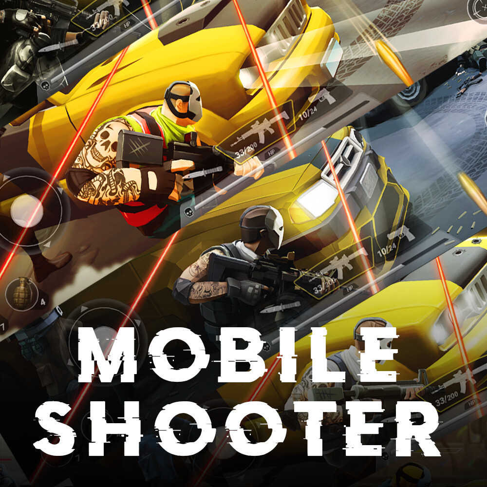 ArtStation - Shooter Mobile - Mockup Style Exploration