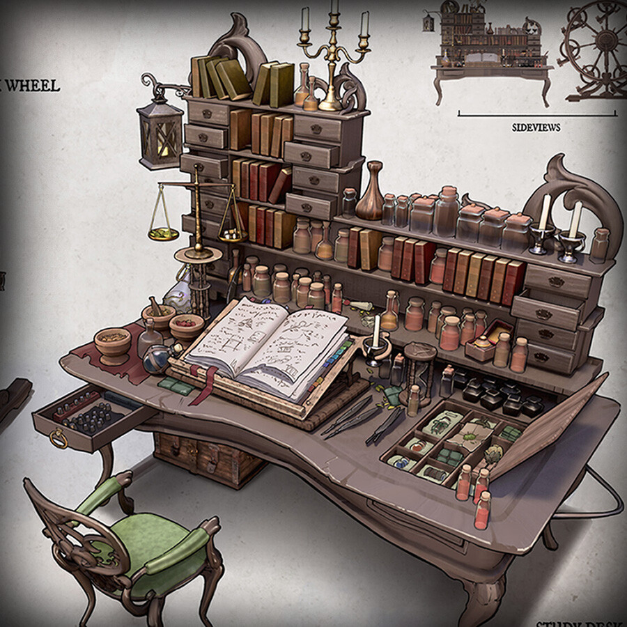 ArtStation - Caitha's Study Props - Ghost King