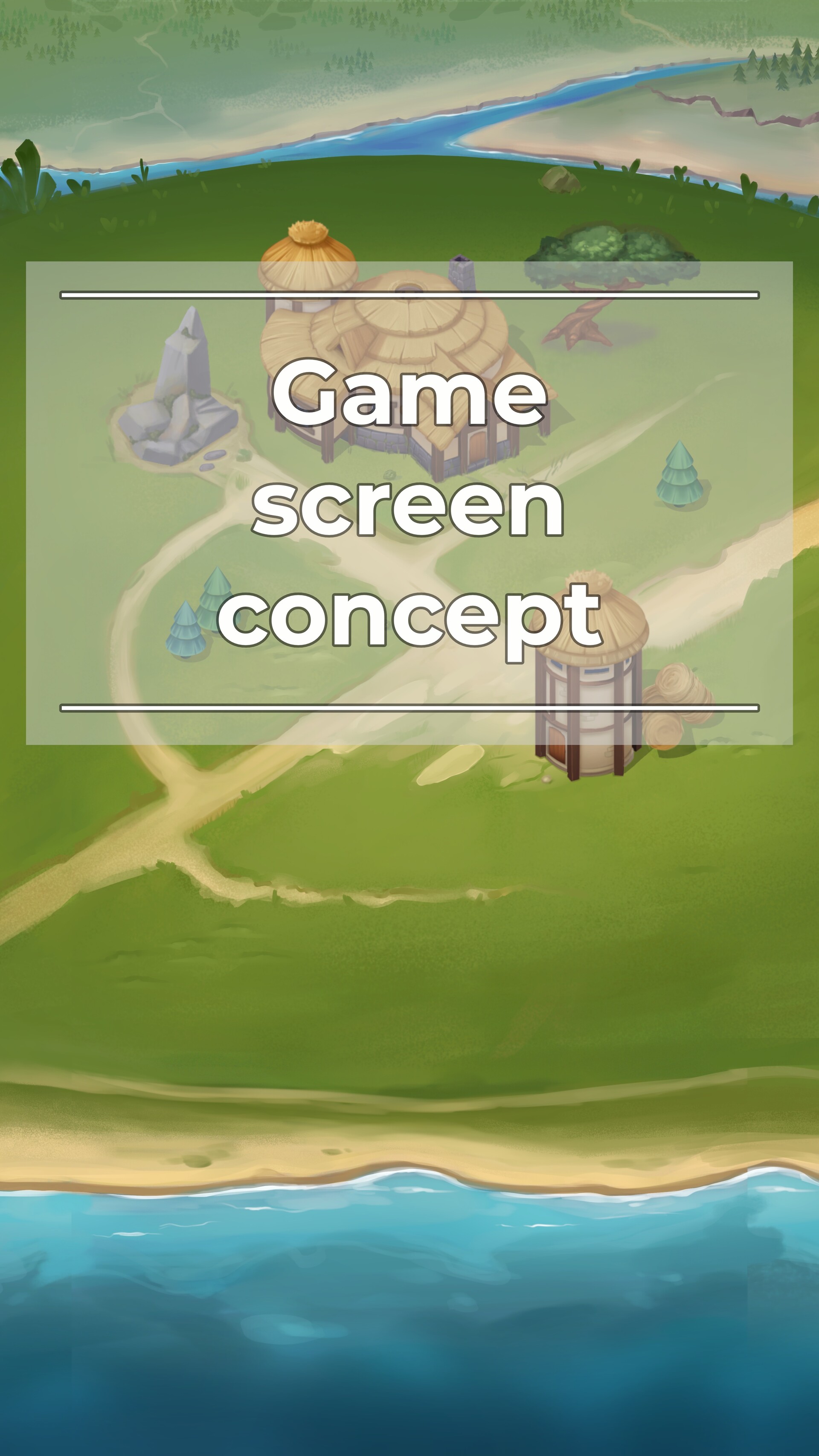 ArtStation - Game screen concept