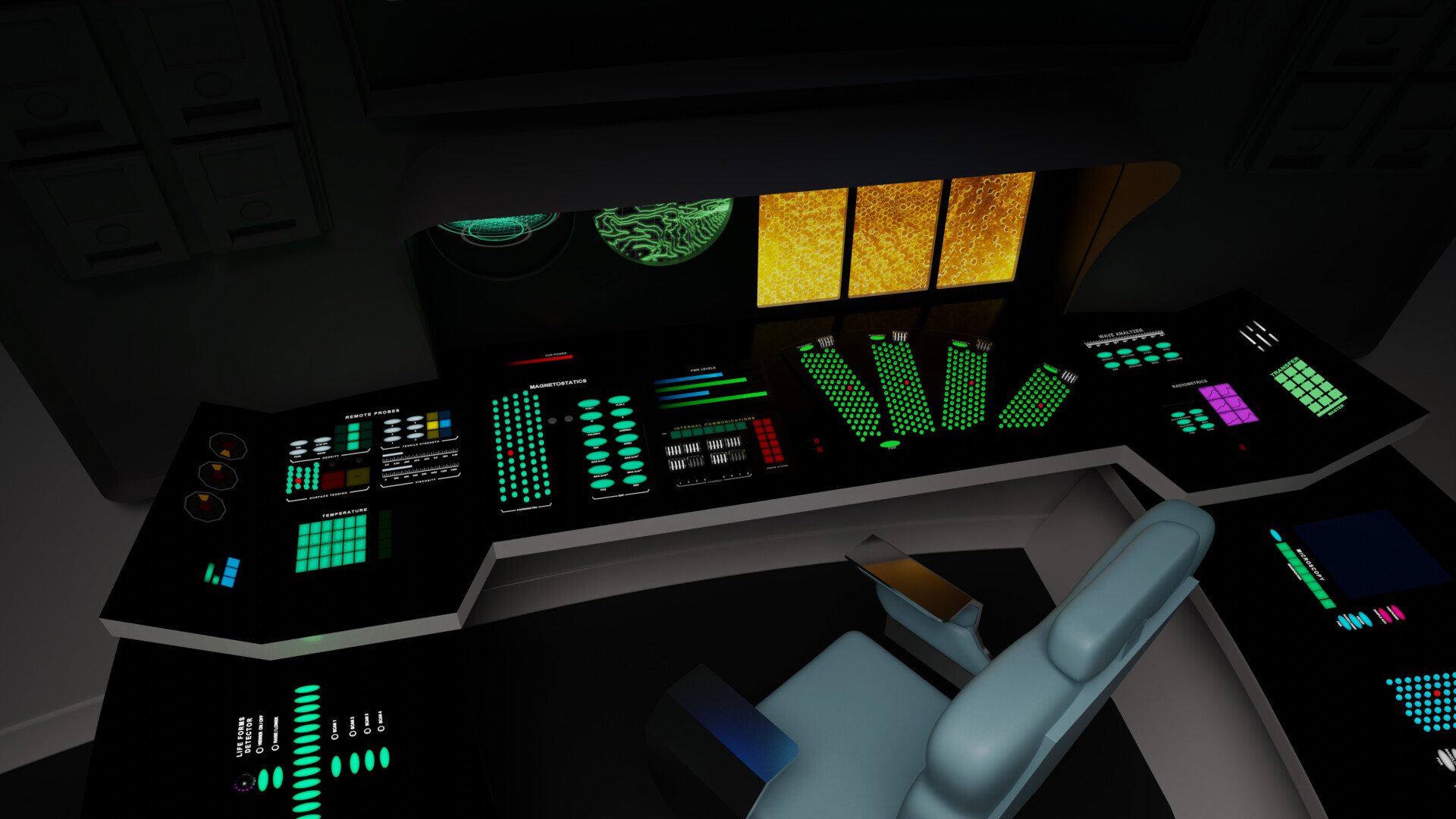 ArtStation - Enterprise Bridge Progress - Science Station