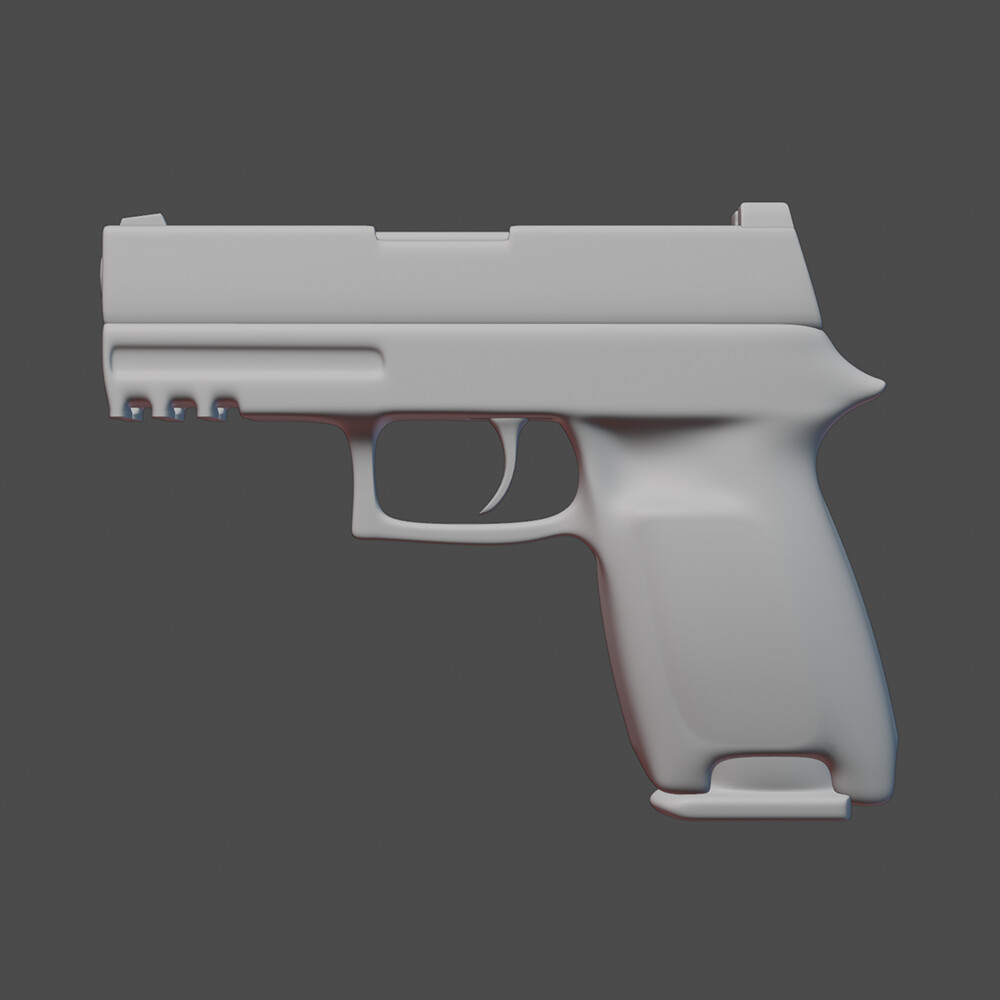 ArtStation - Pistol-M18