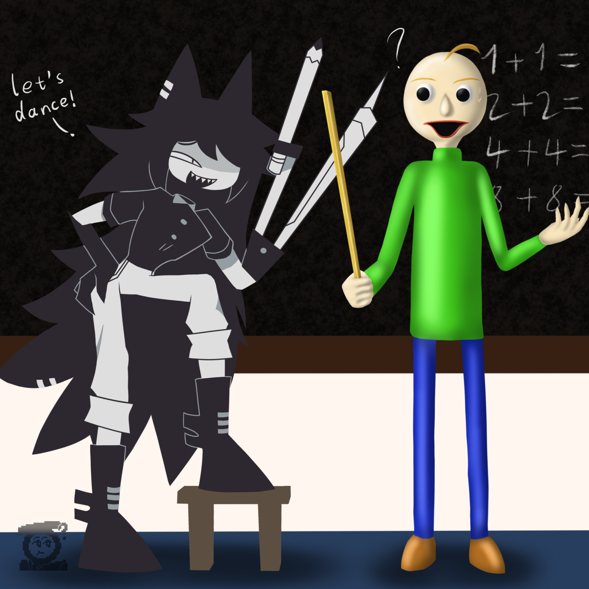 ArtStation - Baldi and Miss Circle