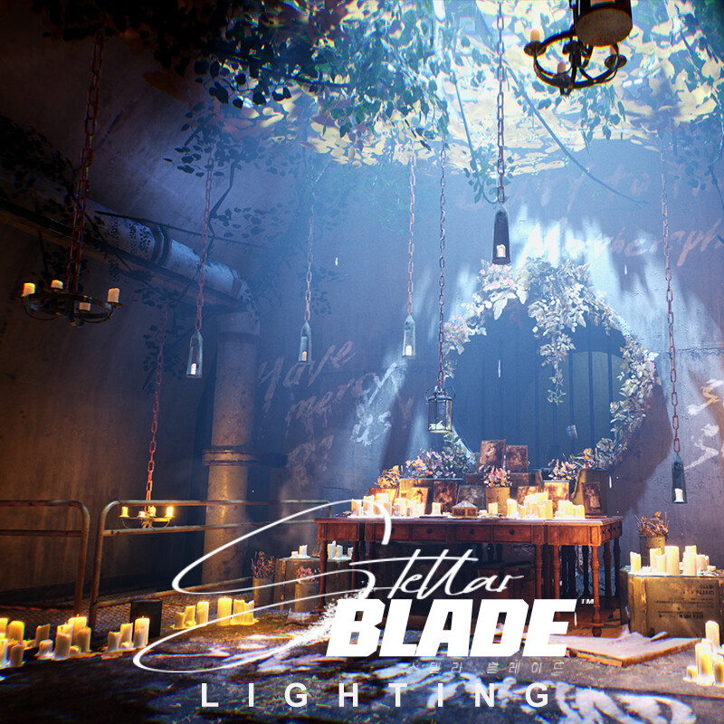 ArtStation - Stellar Blade - Matrix area Lighting_Part_02