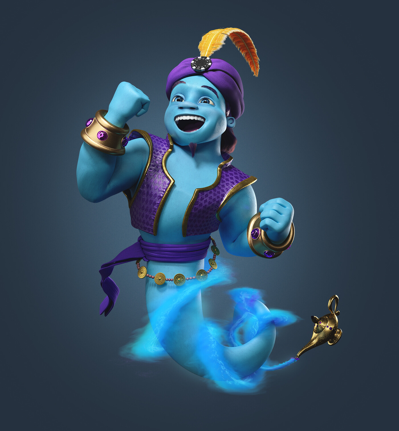 ArtStation - Golden Genie