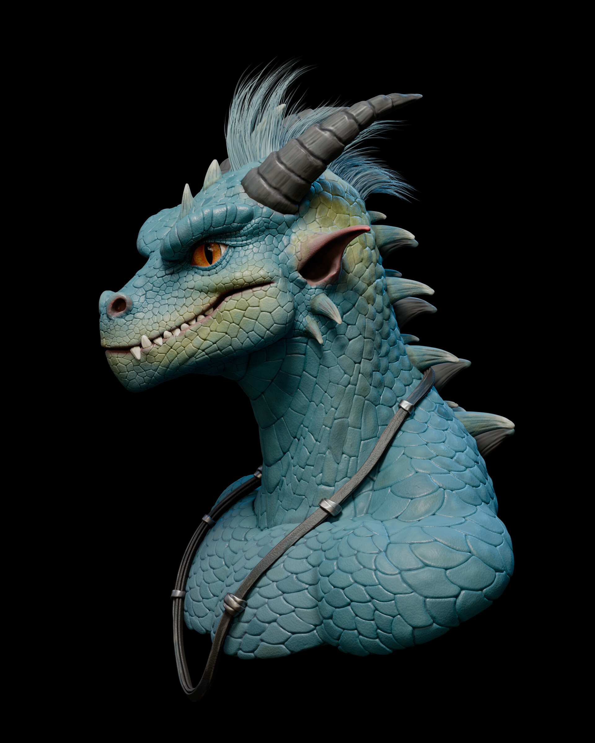 ArtStation - Blue Dragons