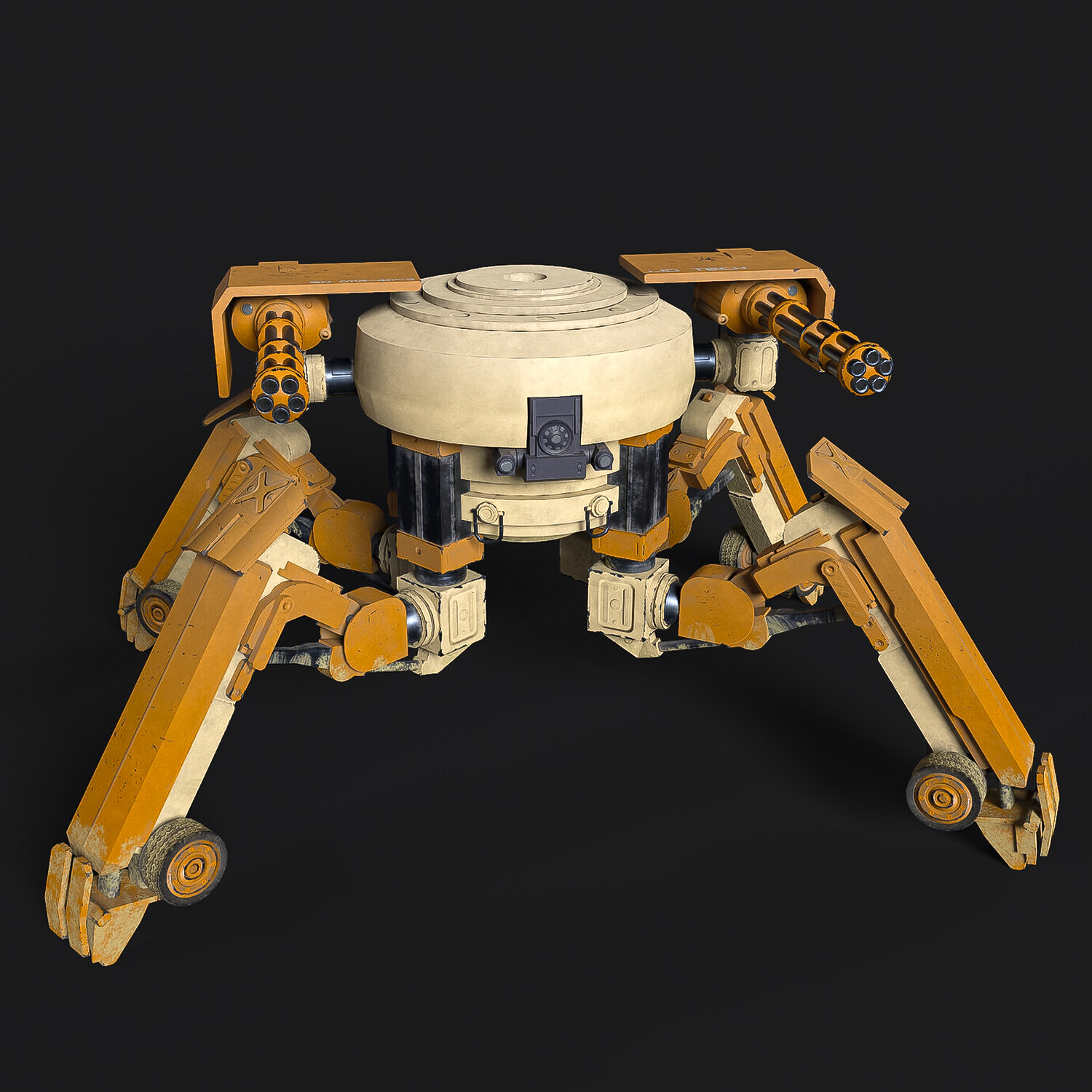 ArtStation - Desert Hunter gameready robot