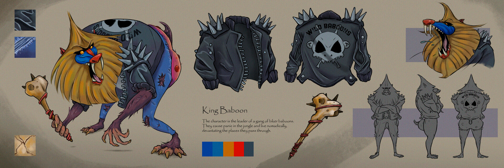 ArtStation - King Baboon- Character Design