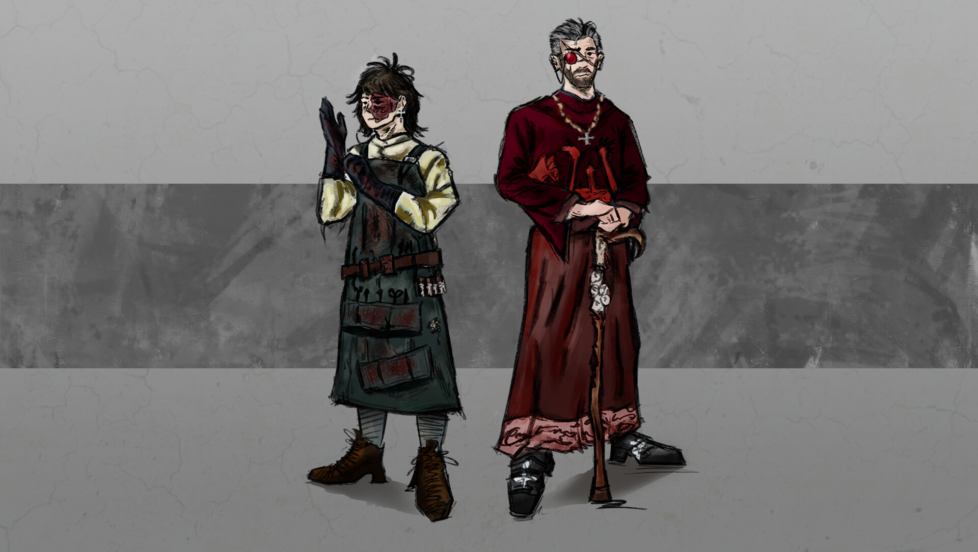 ArtStation - Priest & Mortician (Undertaker)