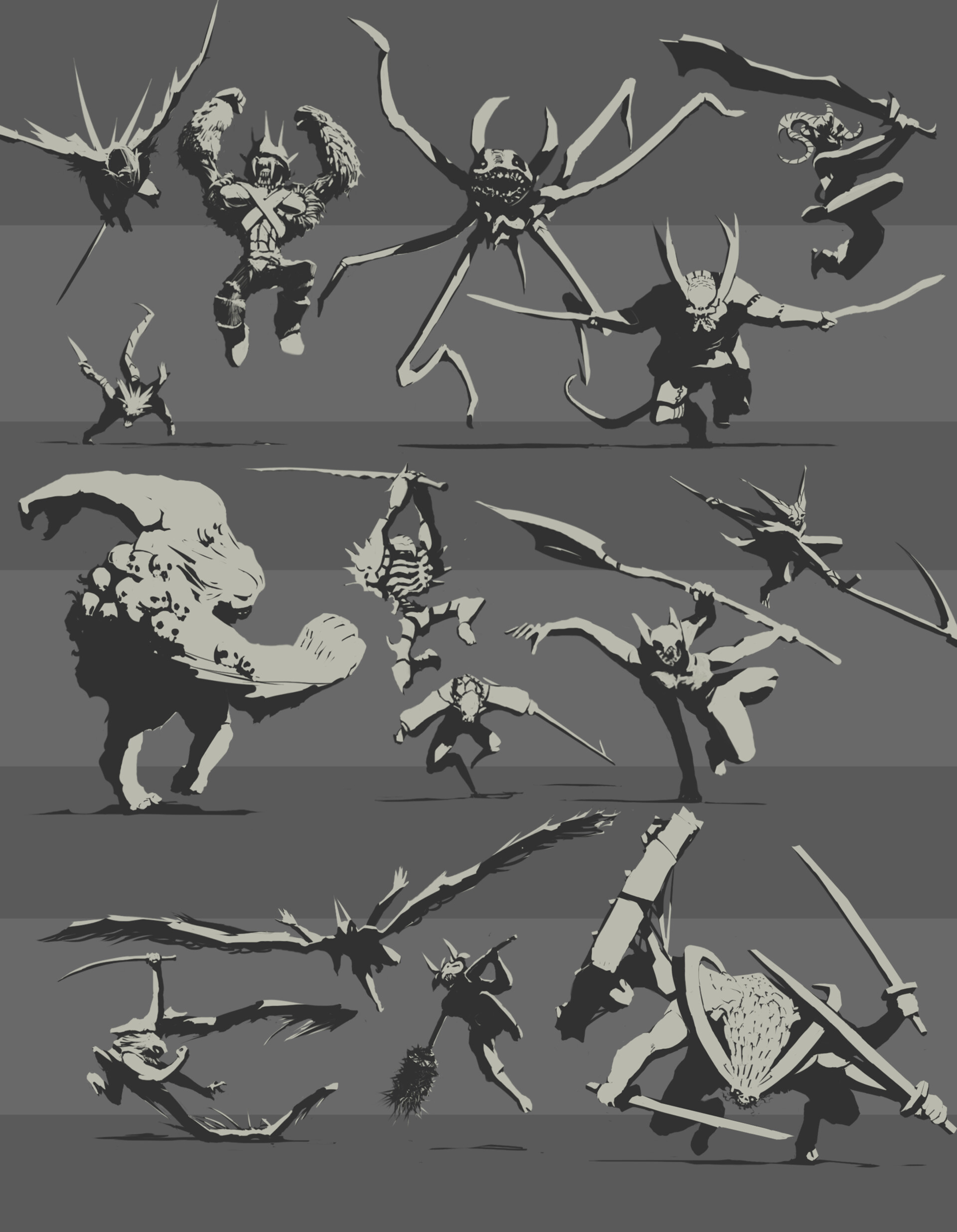 ArtStation - Monsters thumbnails set 2
