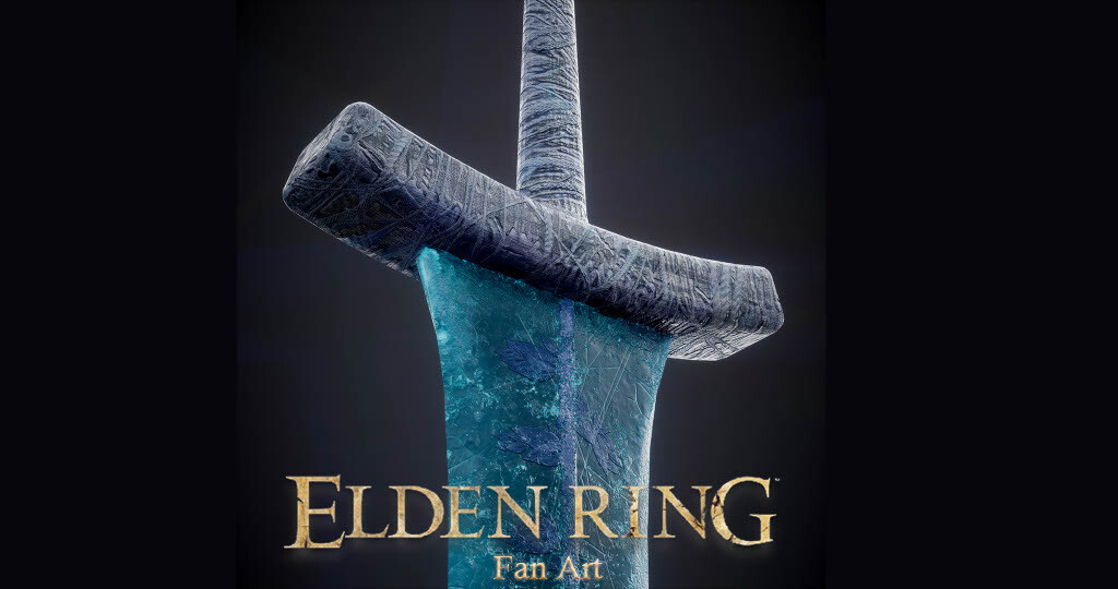 ArtStation - Elden Ring - Darkmoongreat Sword with Elden Throne