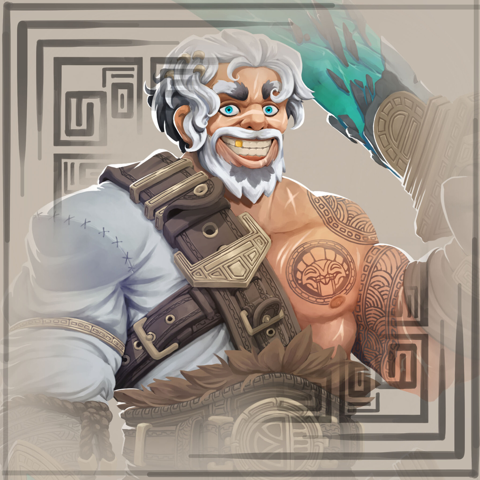 ArtStation - Island warrior