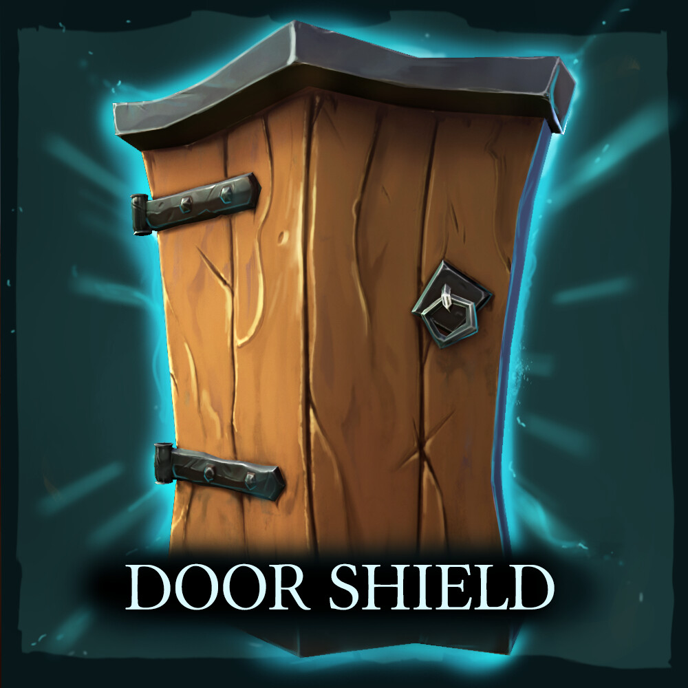 ArtStation - Stylized low poly shield project