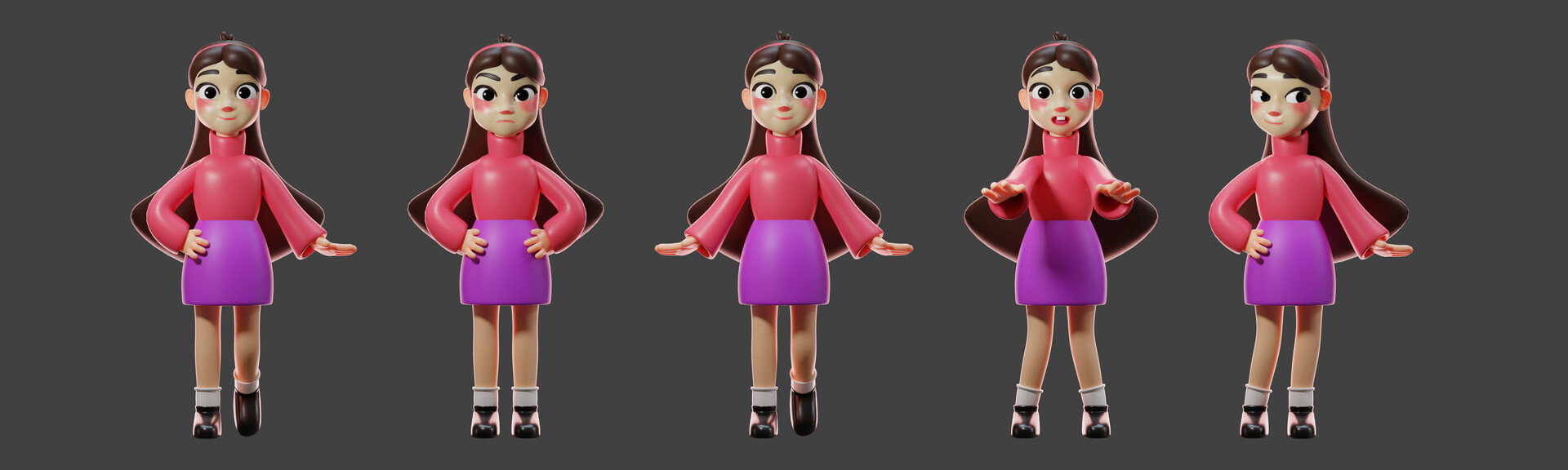 ArtStation - Cute female character