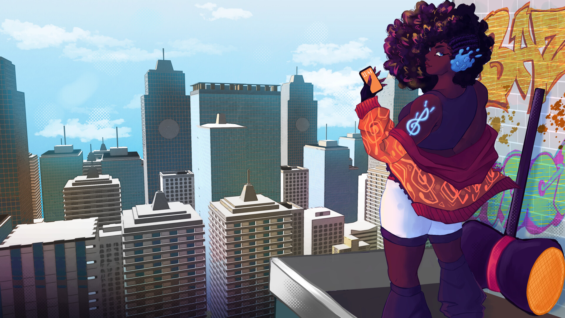 ArtStation - Graduate Project - Melody (Character / Splash Art Concept)