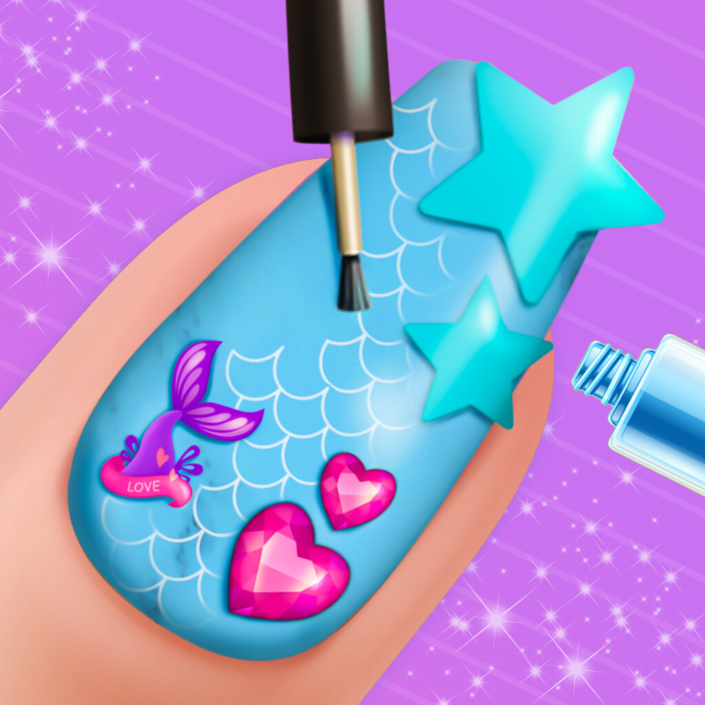 ArtStation - Nails Salon Games - Nail Art