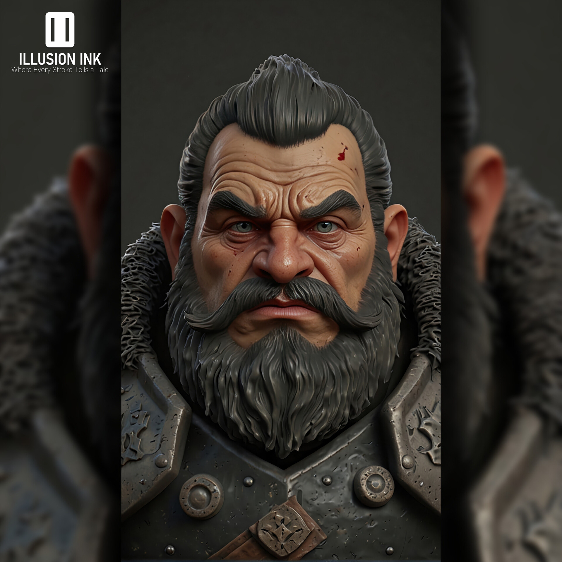 ArtStation - 300 Dwarf Character Head Sculpt | 8K