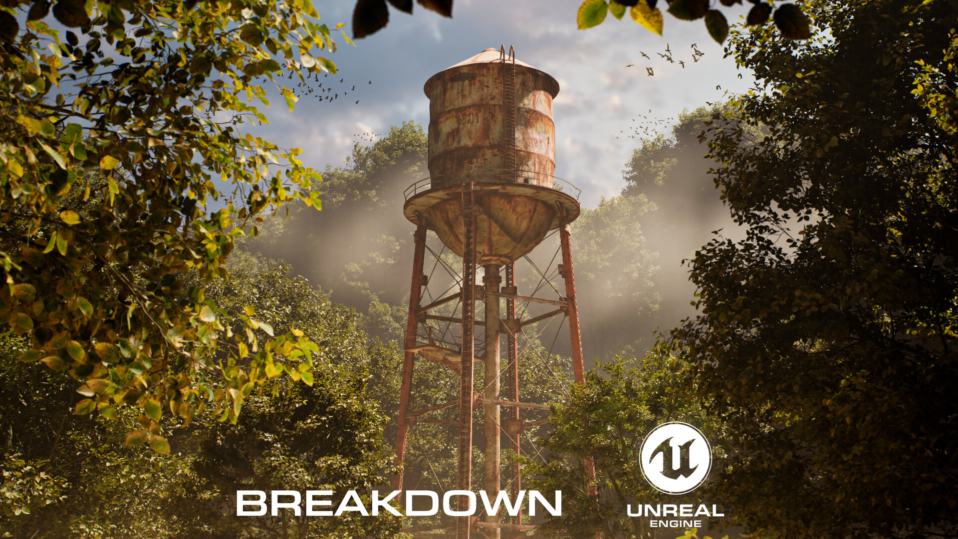 ArtStation - Water Tower + Breakdown UE5 - RealTime