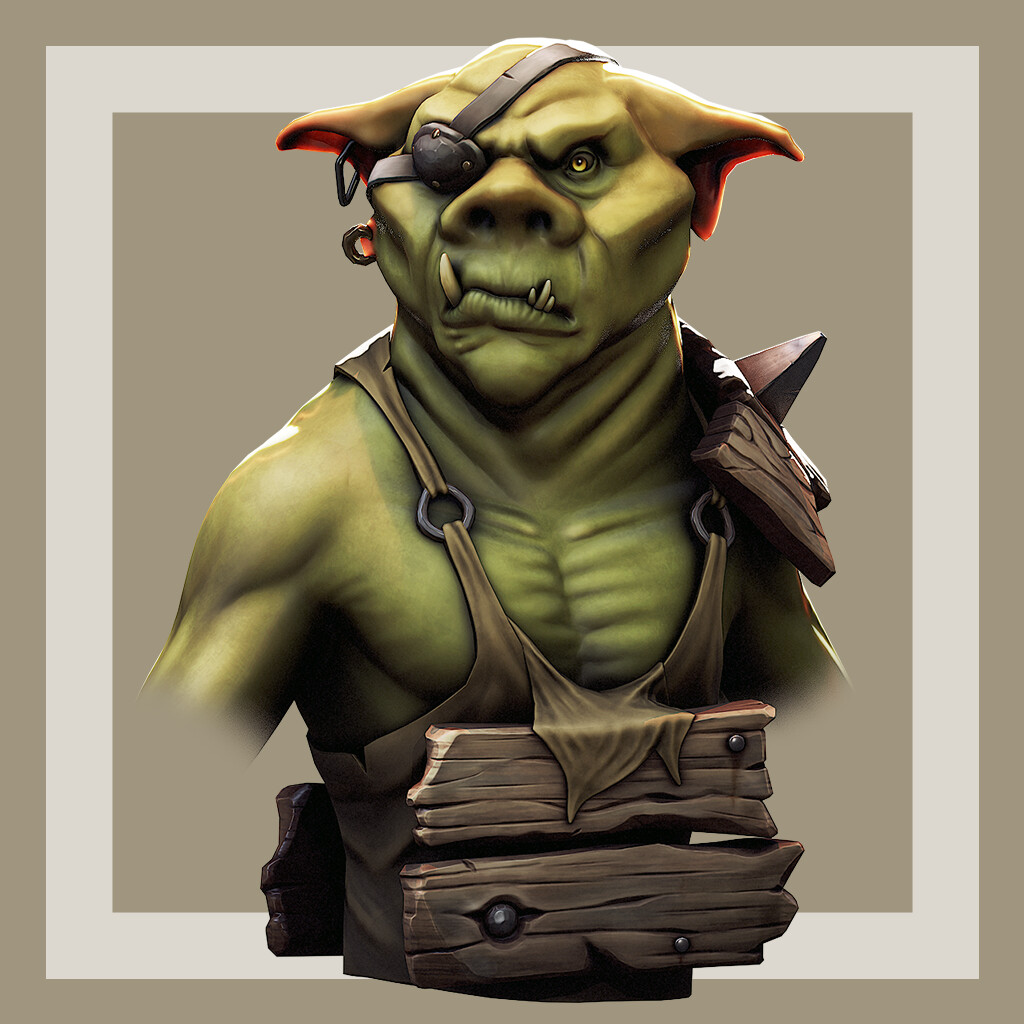 ArtStation - Goblin Bust