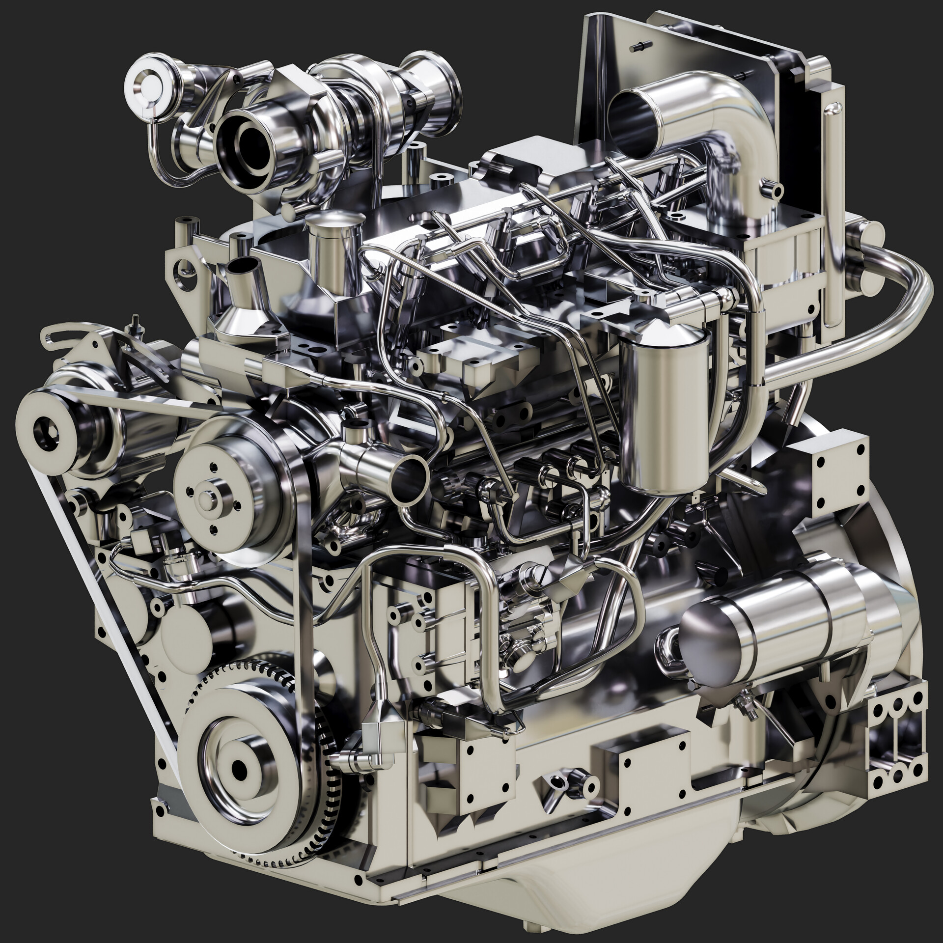 ArtStation - HARD SURFACE KITBASH - Engine Kit