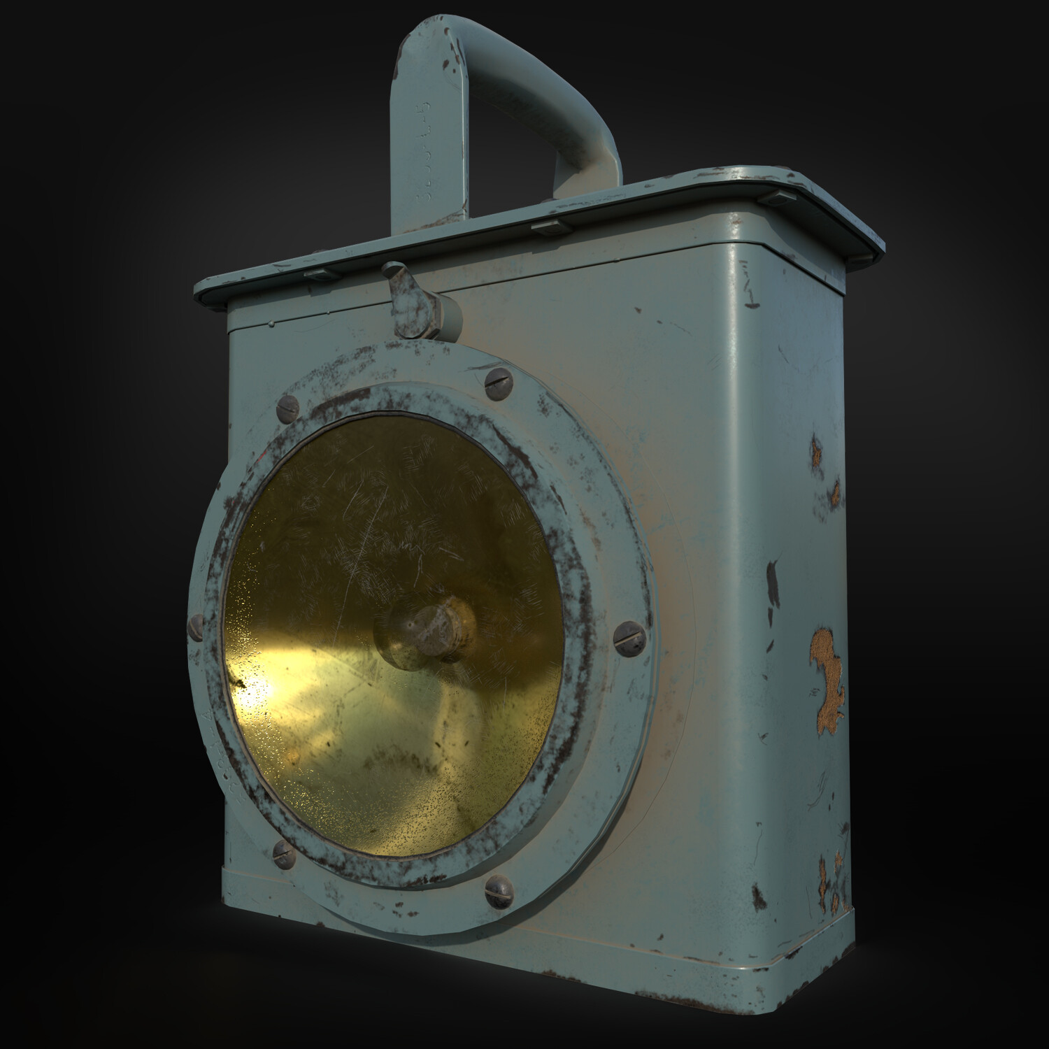 ArtStation - WW2 Era American Naval Lantern