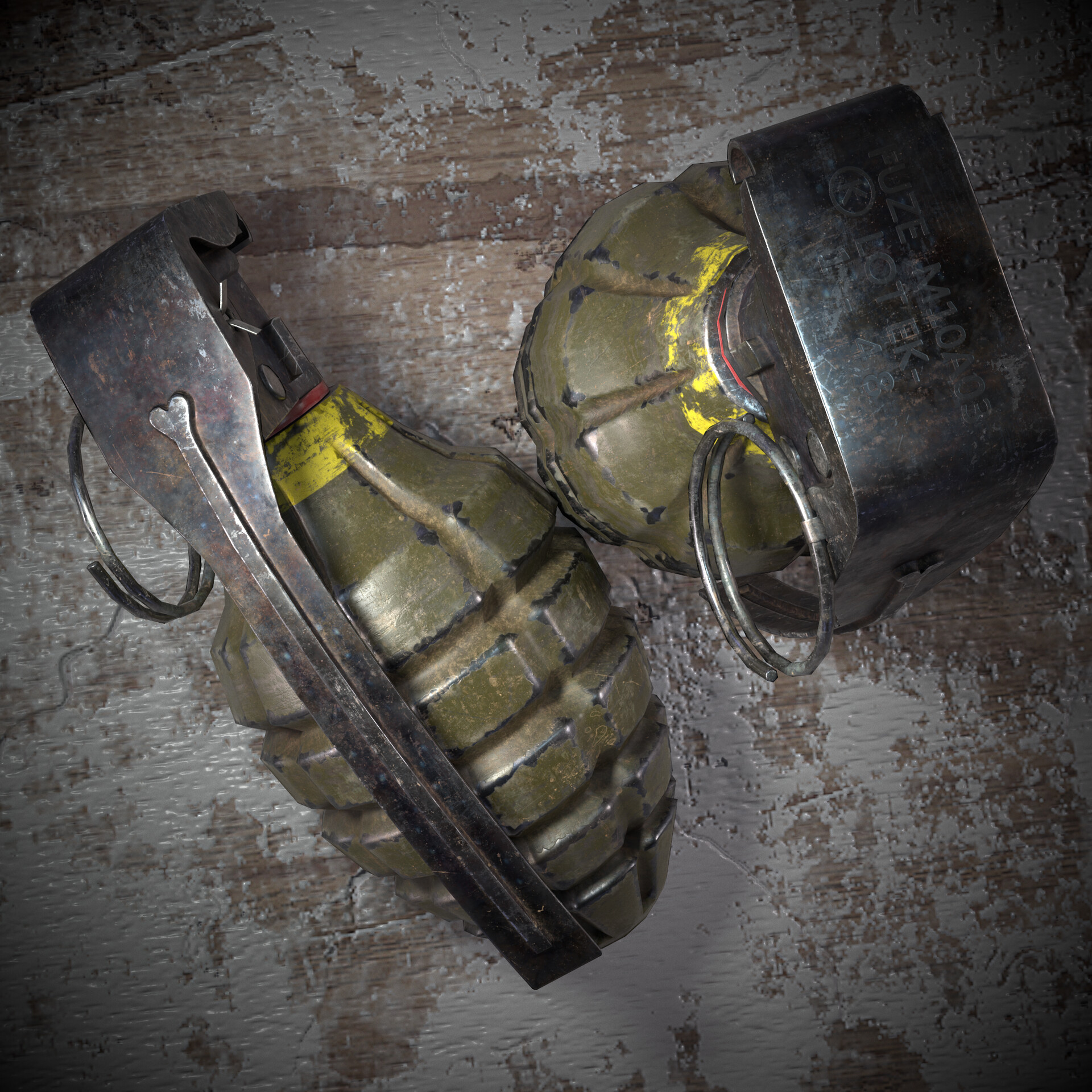ArtStation - Mk 2 grenade