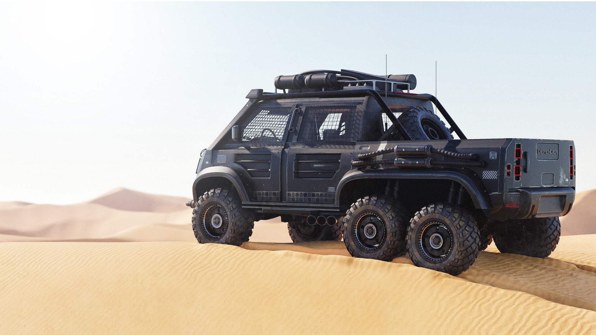 ArtStation - "Hydra" Fully Customised 6x6 Land Rover Defender