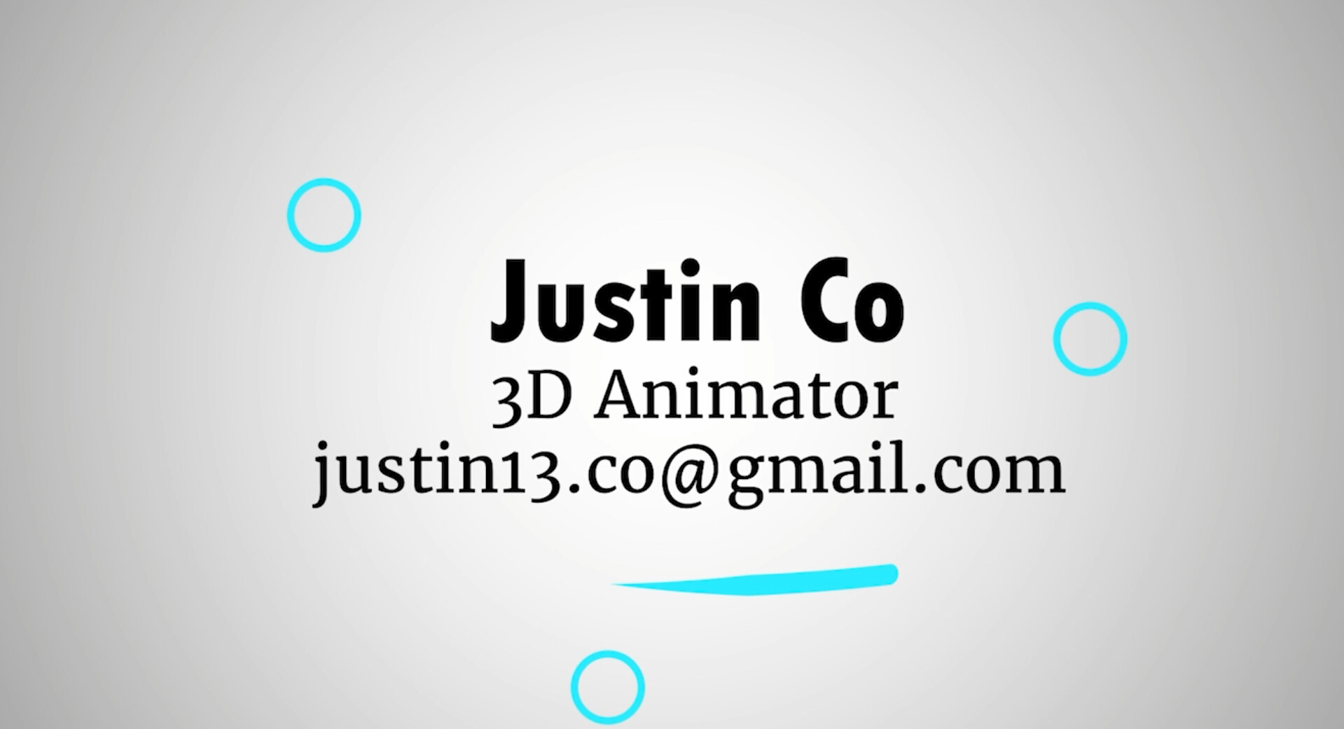 Justin Co - Justin Co Animation Demo Reel!