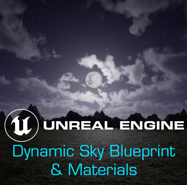 ArtStation - UE5 Custom Dynamic Sky Blueprint & Materials