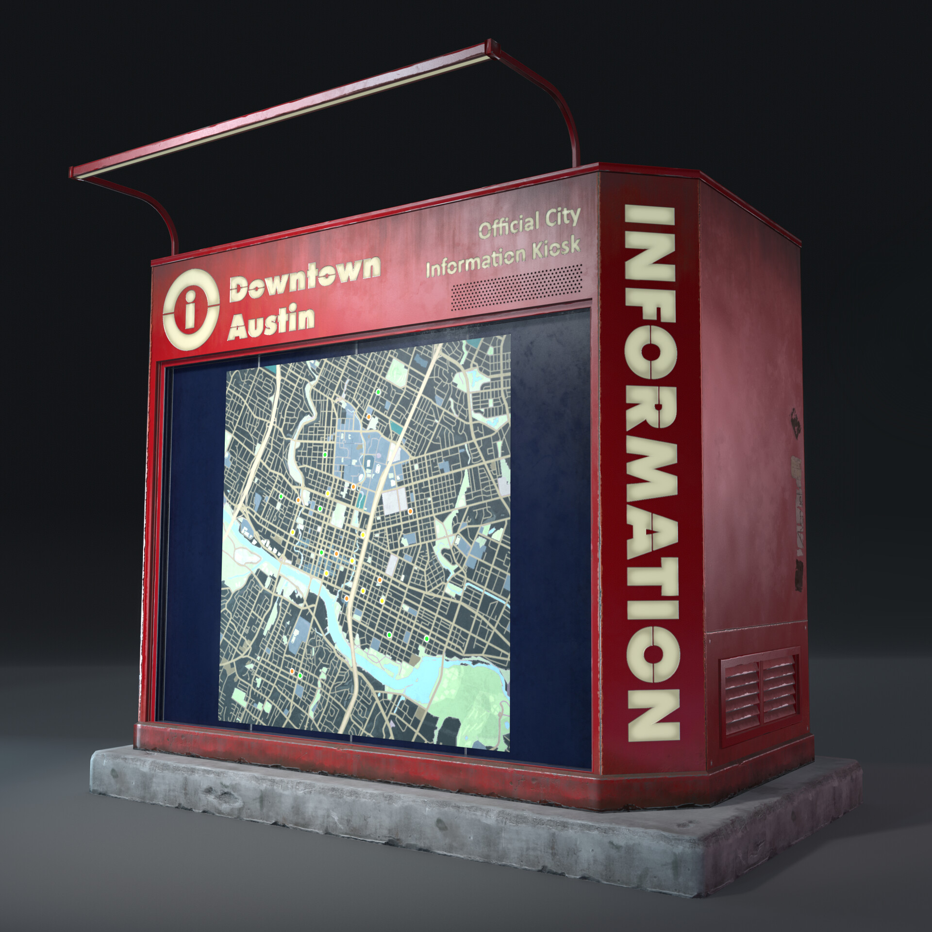 ArtStation - Downtown Austin Kiosk