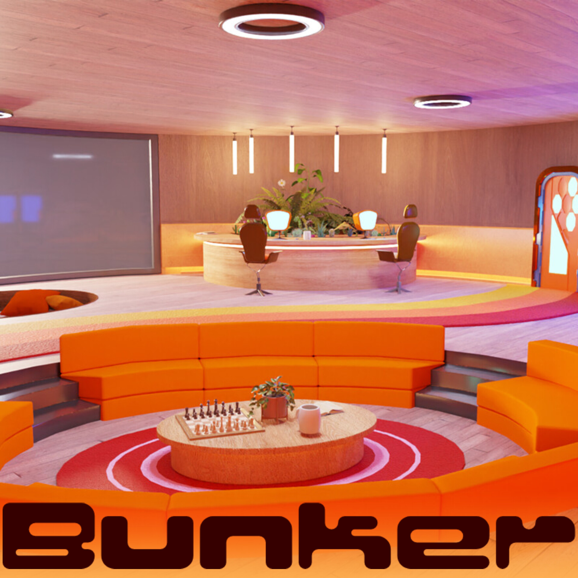 ArtStation - Bunker - The Rec Room